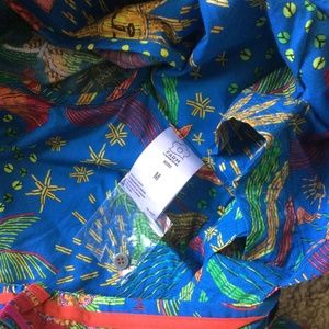 FARM Rio | Tops | Farm Rio Blue Ocean Wrap Blouse Nwt | Poshmark
